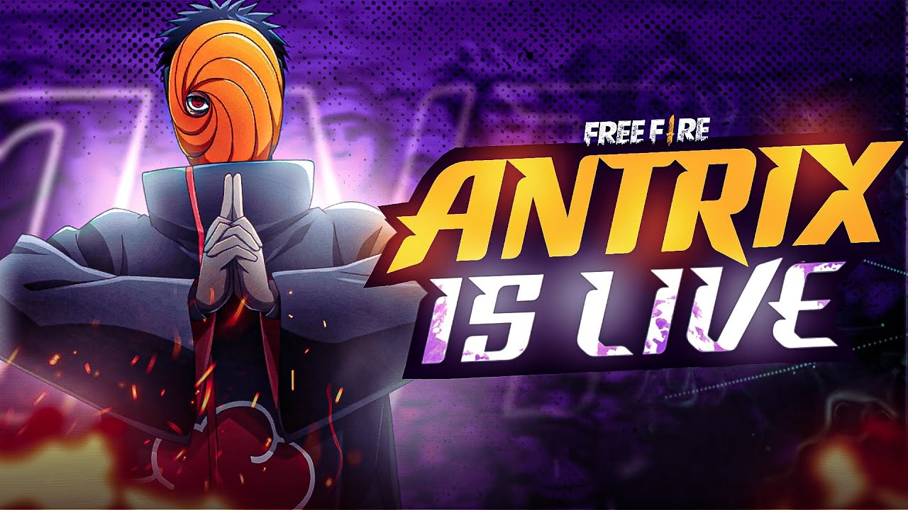 ANTRIX IS LIVE NOW | LETS PLAY TOGETHER | 4V4 1V4 2V6 etc.#freefire ...