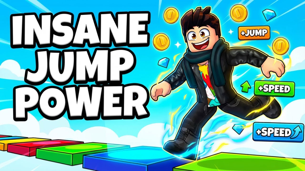 Roblox Jump Clicker Gameplay 💥 Fastest Way to Increase Jump Power #R ...
