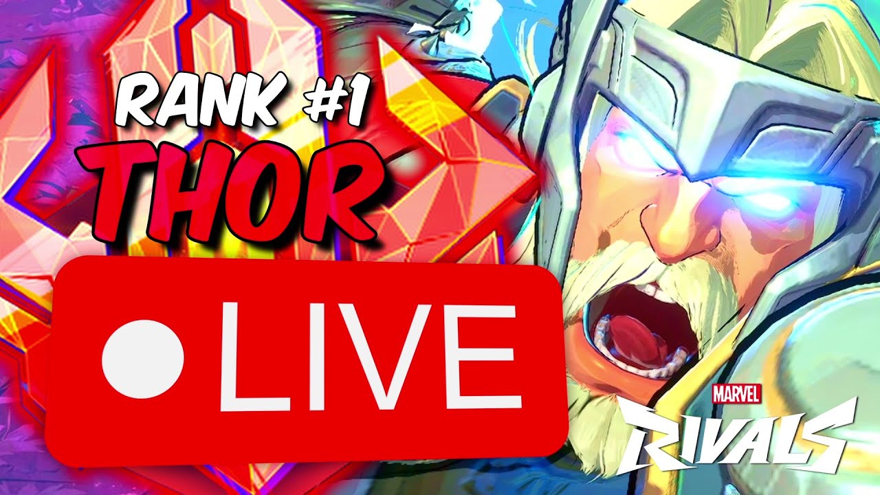 🔴RANK 1 THOR🔴!discord !guide !rank | RANKED GAMING TODAY THOR ONLY? CAP IF HE BANNED WE LEARNING ...