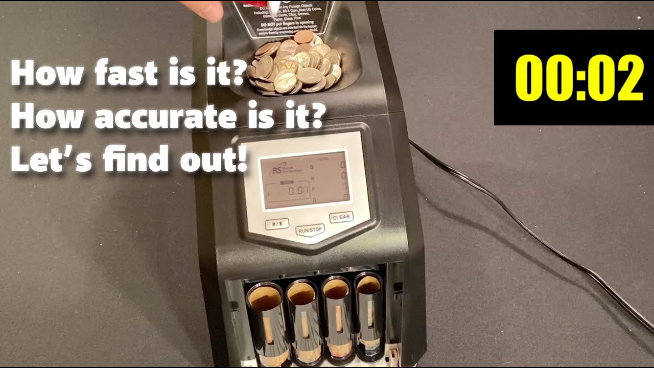 Unboxing and Review of the $89.95 Royal Sovereign 4 Row Coin Sorter ...