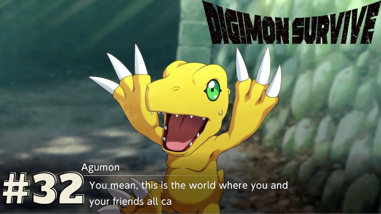 Agumon visits the human world - Digimon Survive - Gameplay walkthrough ...