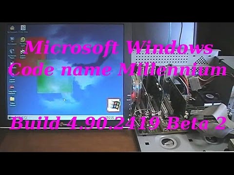 Microsoft Windows Millennium Edition [4.90.2419 Beta 2] - YouTube