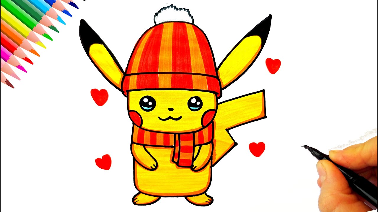 Pikaçu Çizimi - Kolay Pikaçu Çizimi - Pikachu Drawing Easy - How To ...