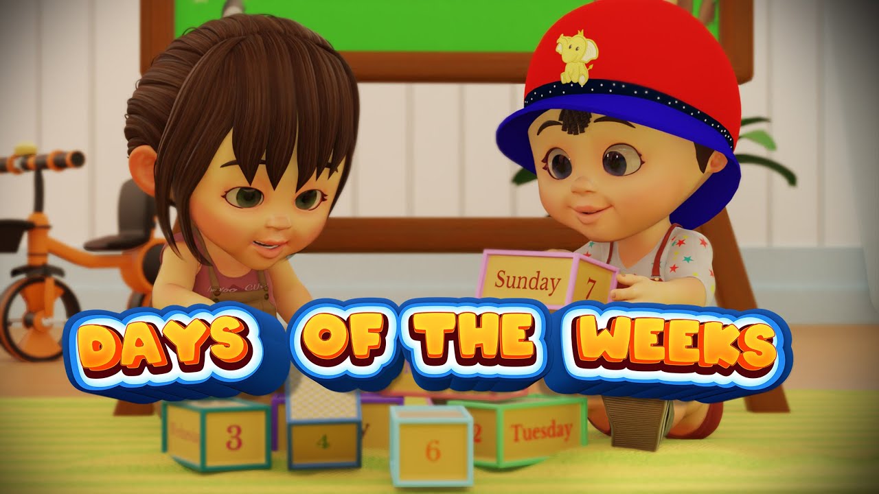 THE DAYS OF THE WEEK SONG ♫ || Nursery Rhymes | Kids Songs | Children ...