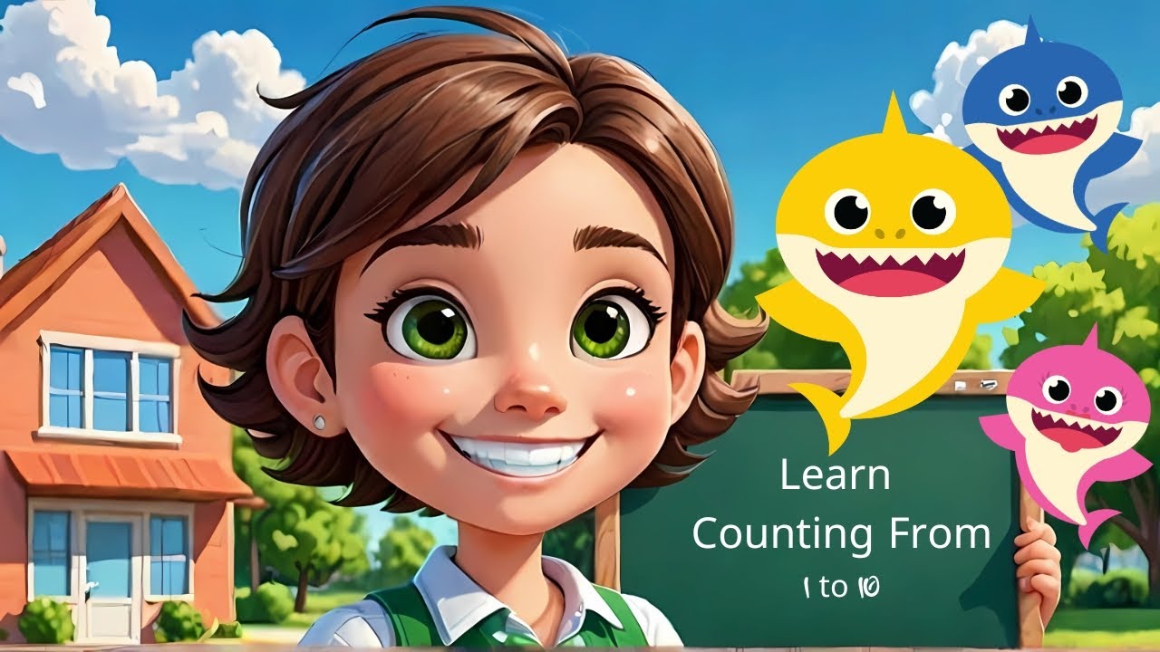 Kids Love Counting from One to Ten with Fun Baby Shark Number Songs ...
