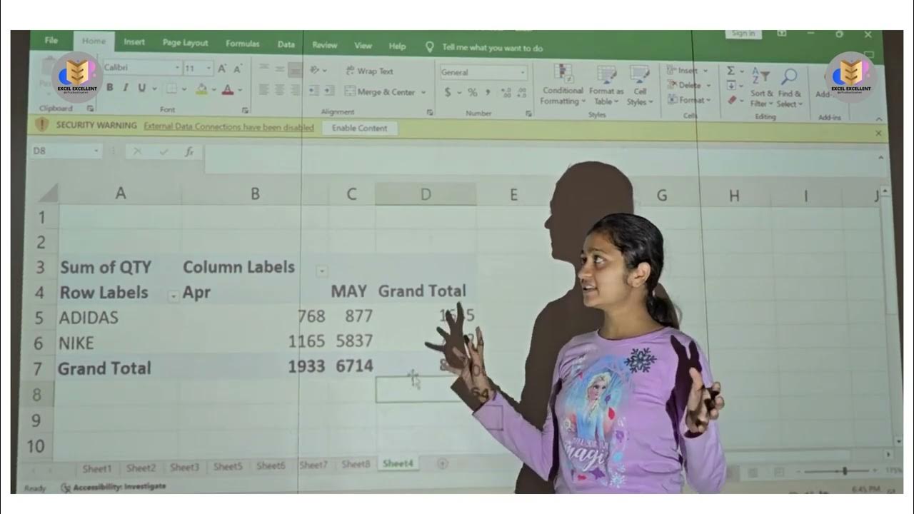 The simplest and most efficient method to calculate totals in a list. - YouTube