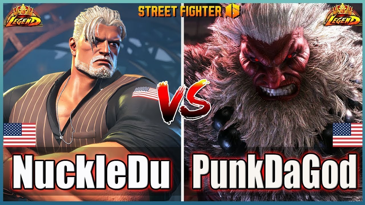 Street Fighter 6 🔥 NuckleDu (GUILE) Vs PunkDaGod (AKUMA) 🔥Best Room ...