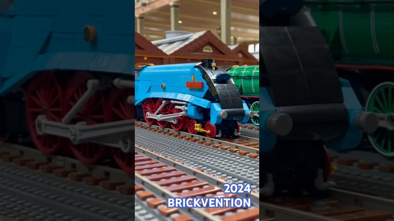 LEGO Train Shed MOC - BRICKVENTION 2024 - YouTube