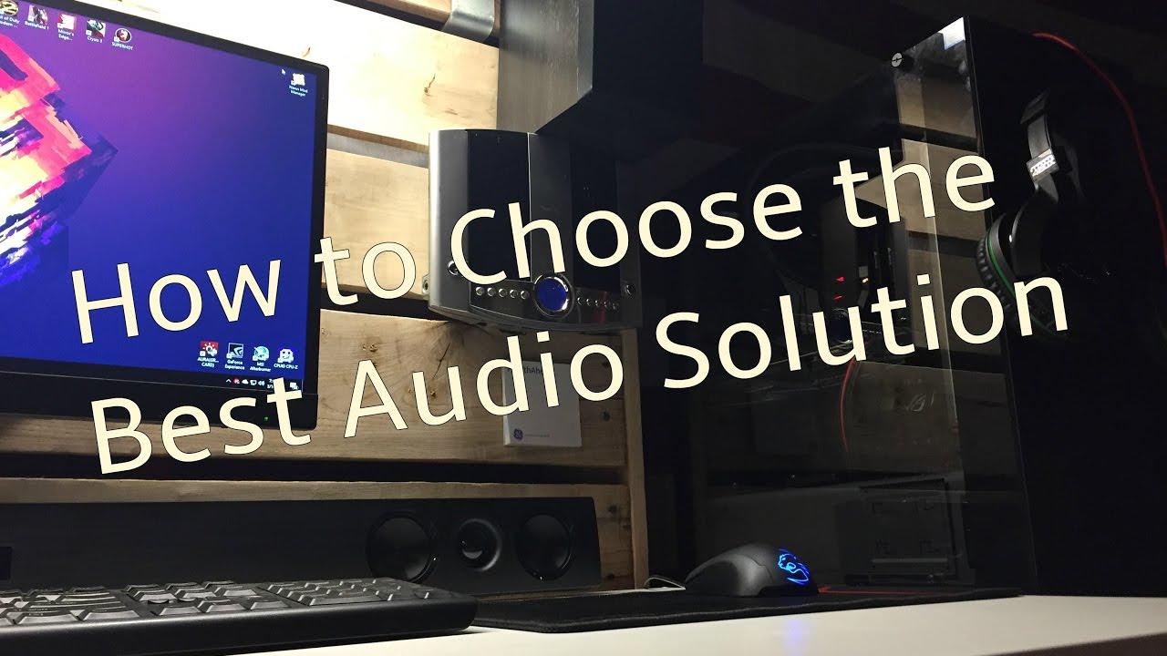 Best Audio setup for Desk? - YouTube