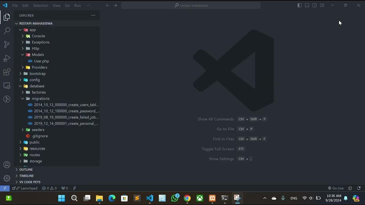 How to make crud rest api laravel 10 - YouTube