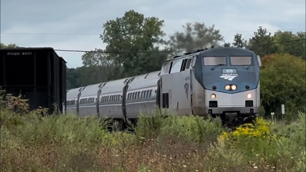 Amtrak 109 “Empire Service” @ Utica - YouTube