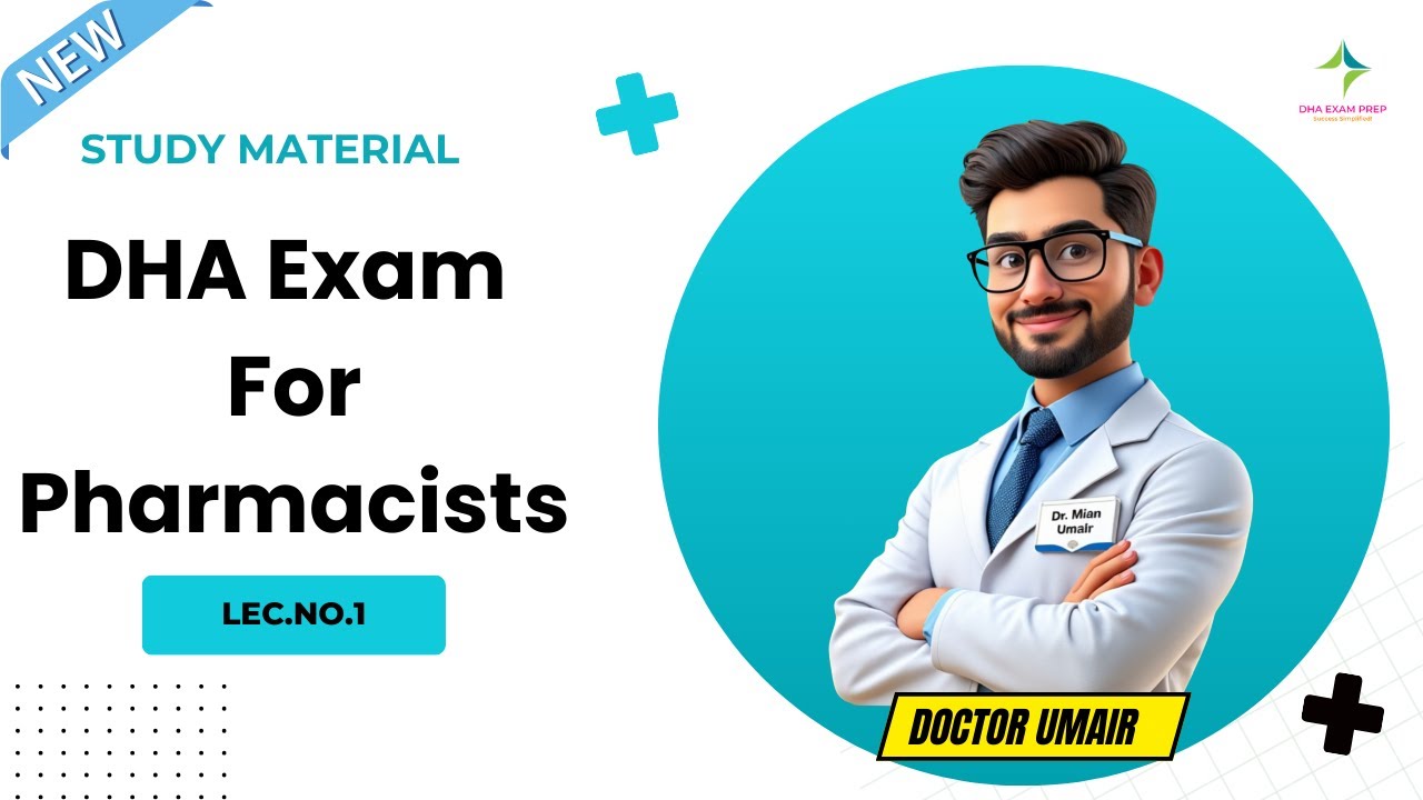 DHA Study material for Pharmacists| Lec.No.1: Updated Syllabus 2024 ...
