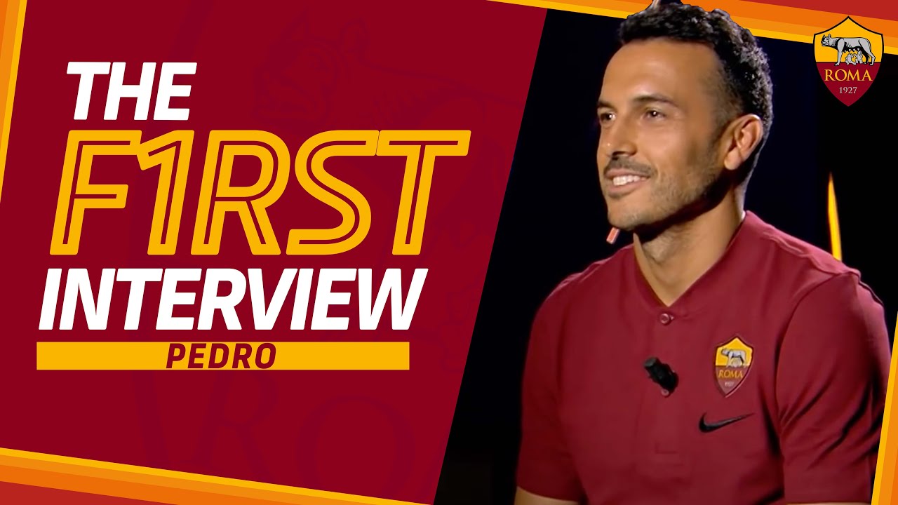 WELCOME PEDRO! | First interview with AS Roma - YouTube