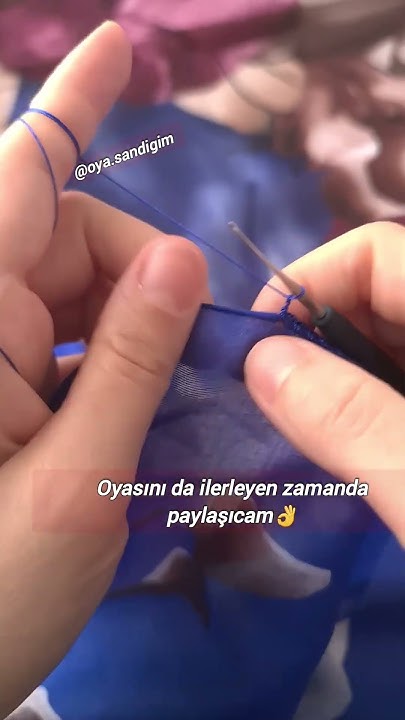 @Oya.sandigim #crochet #lace #handmade #embroidery #knitting #tutorial #tigoyasi #igneoyasi ...