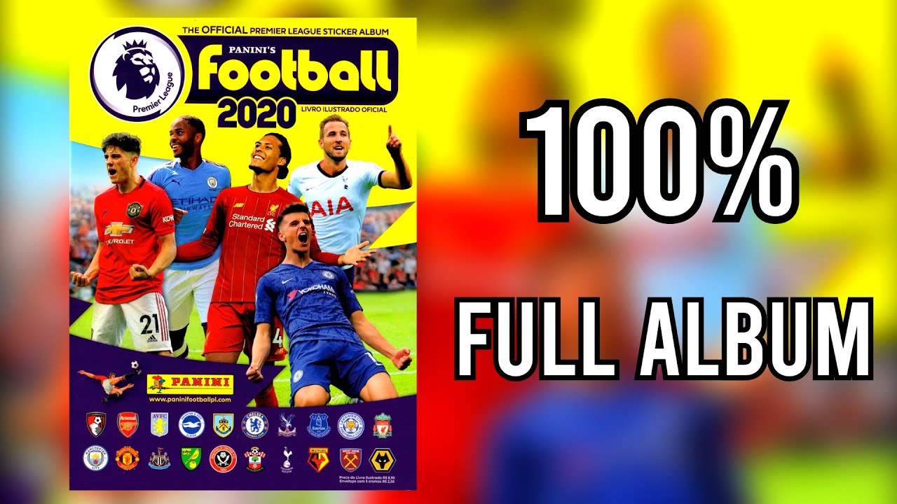 Panini Full Sticker Album Premier League 2019-2020 100% - COMPLETE ...