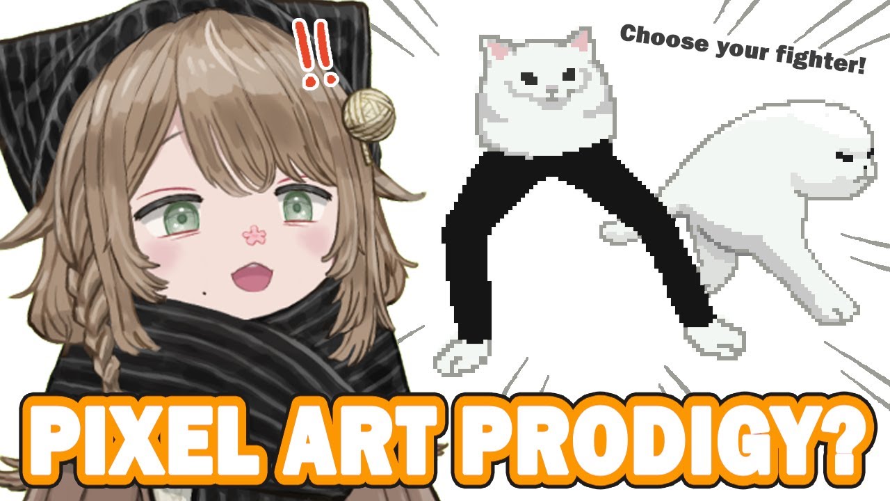 【GAME DEV】Vtuber Learns PIXEL ART for Game Dev?【Tabby | Vtuber】 - YouTube
