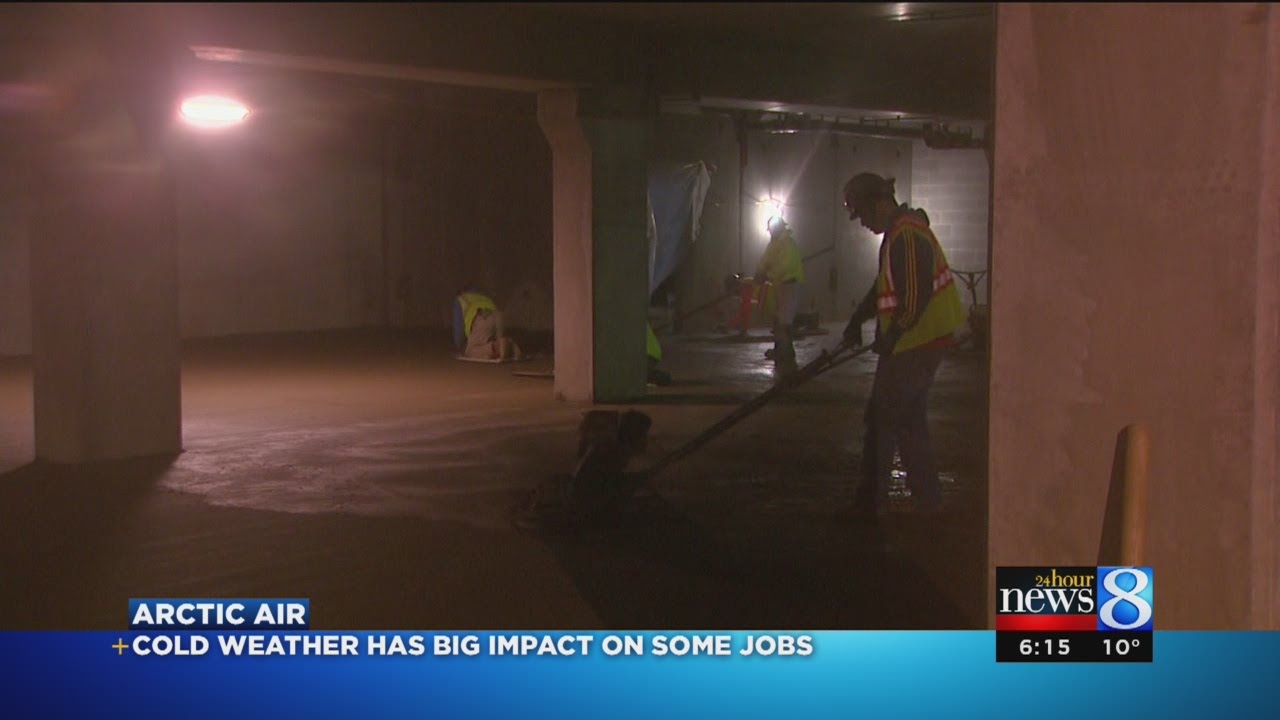 Cold weather has big impact on some jobs - YouTube