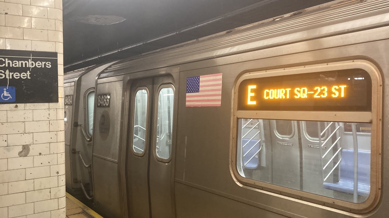 ᴴᴰ MTA R160A (E) to Court Square codebreak and announcements. - YouTube