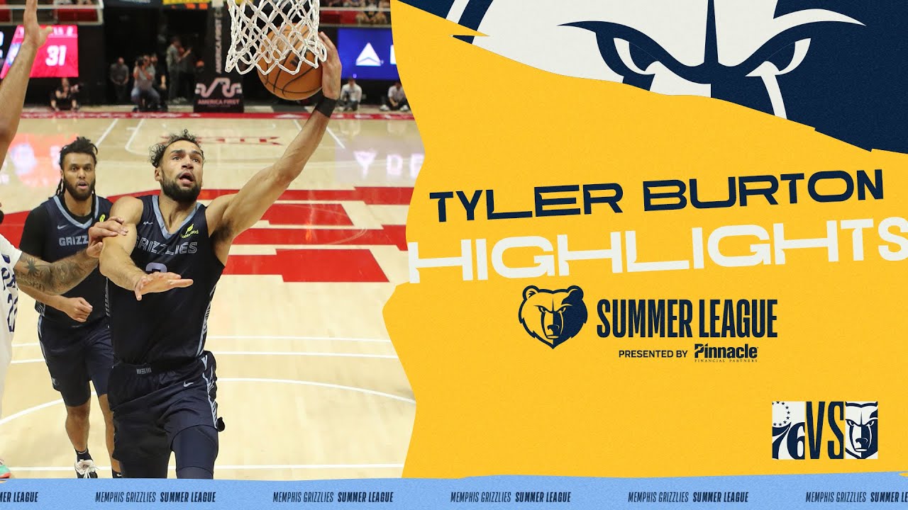 Tyler Burton Highlights vs. Philadelphia 76ers| NBA Summer League - YouTube