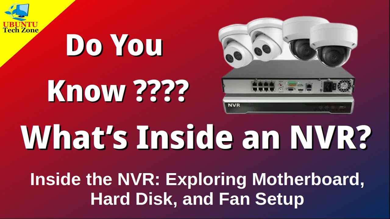 Inside the NVR: Exploring Motherboard, Hard Disk, and Fan Setup ...
