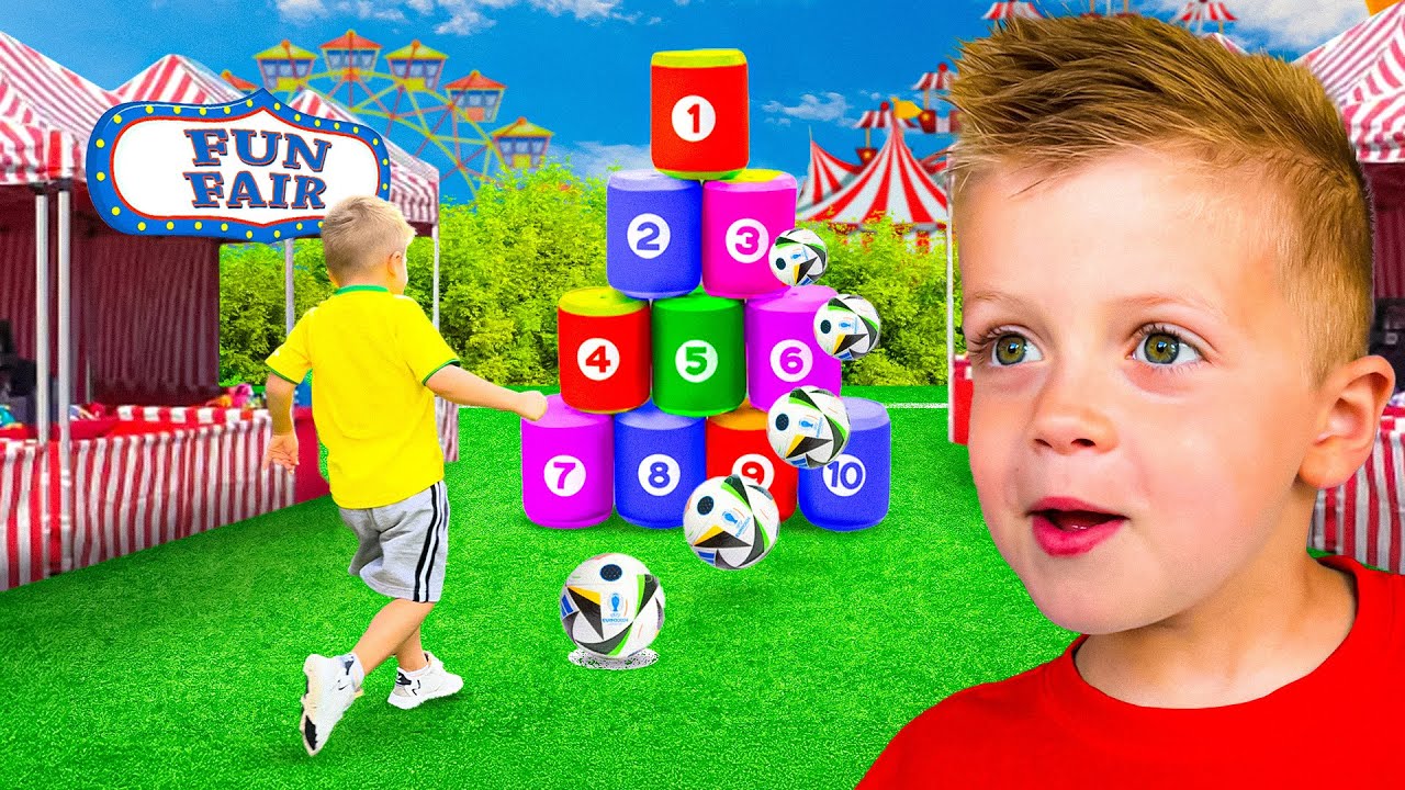 WE MADE A FOOTBALL FUNFAIR! - YouTube