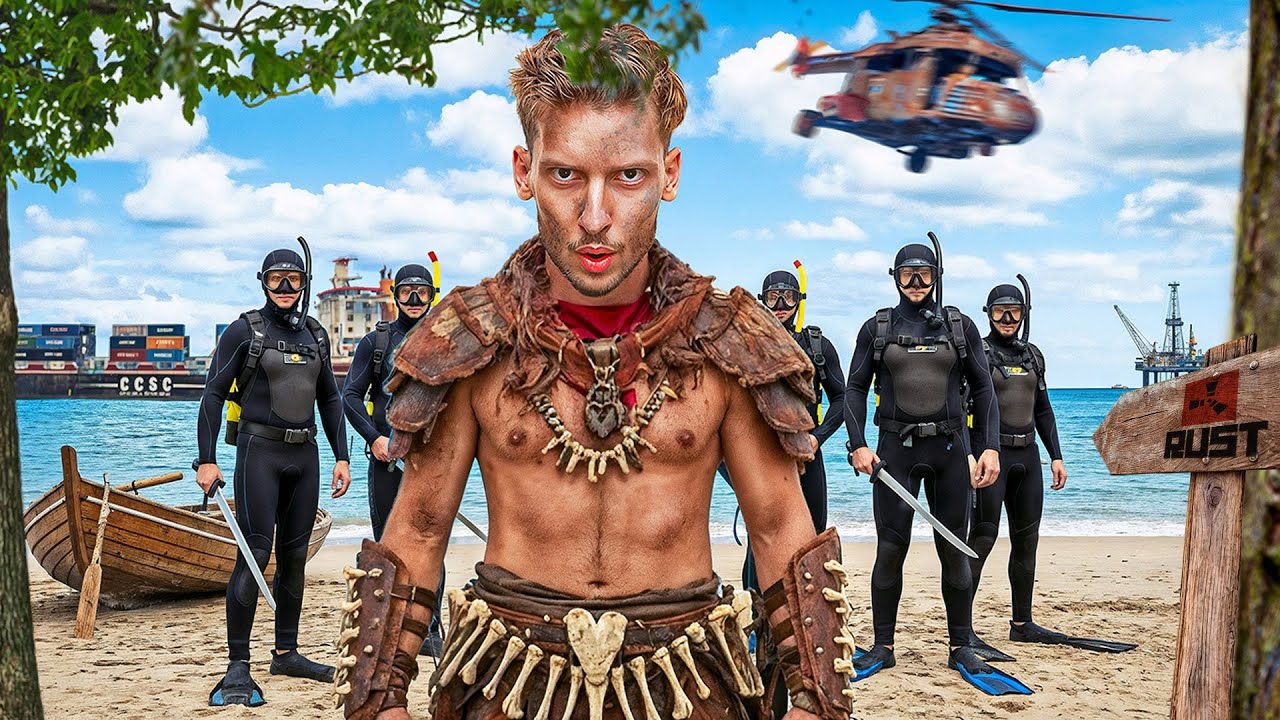 Rust Maroc Cherfa #3 | 🏊‍♀️🚔 دخلت ناس حراڤة لسيرفر معايا - YouTube