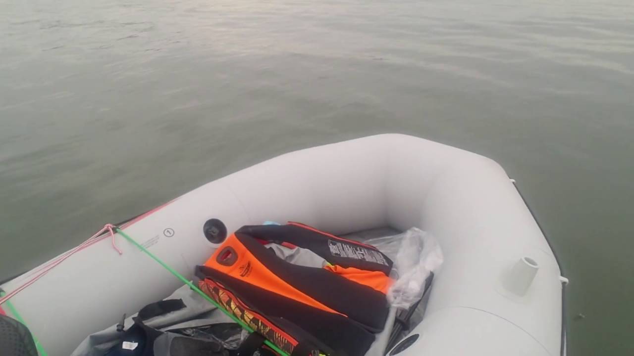 INTEX MARINER 4 + YAMAHA 2.5hp outboard, modifications for higher speed ...