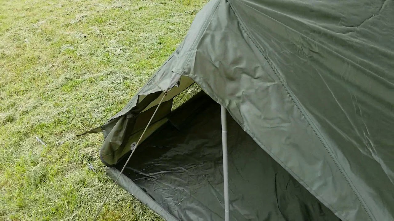 French F1 Military Surplus pup tent - YouTube
