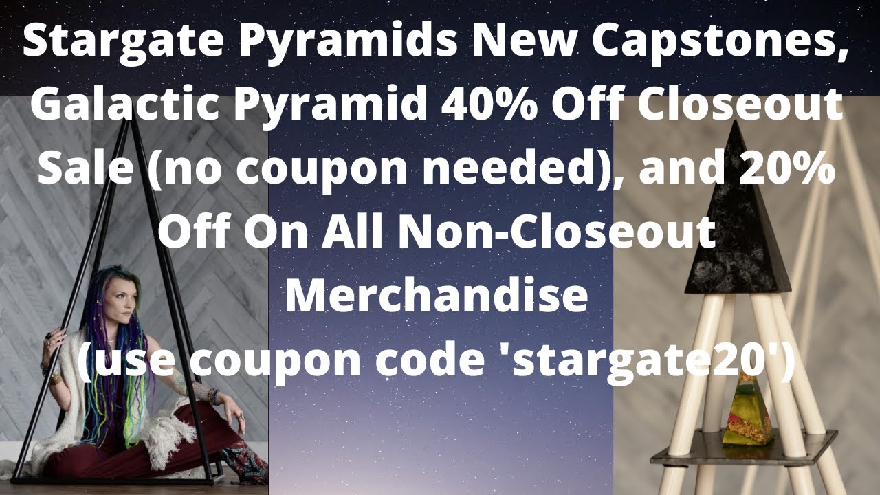Stargate Pyramids New Products, Sales and Closeouts - YouTube