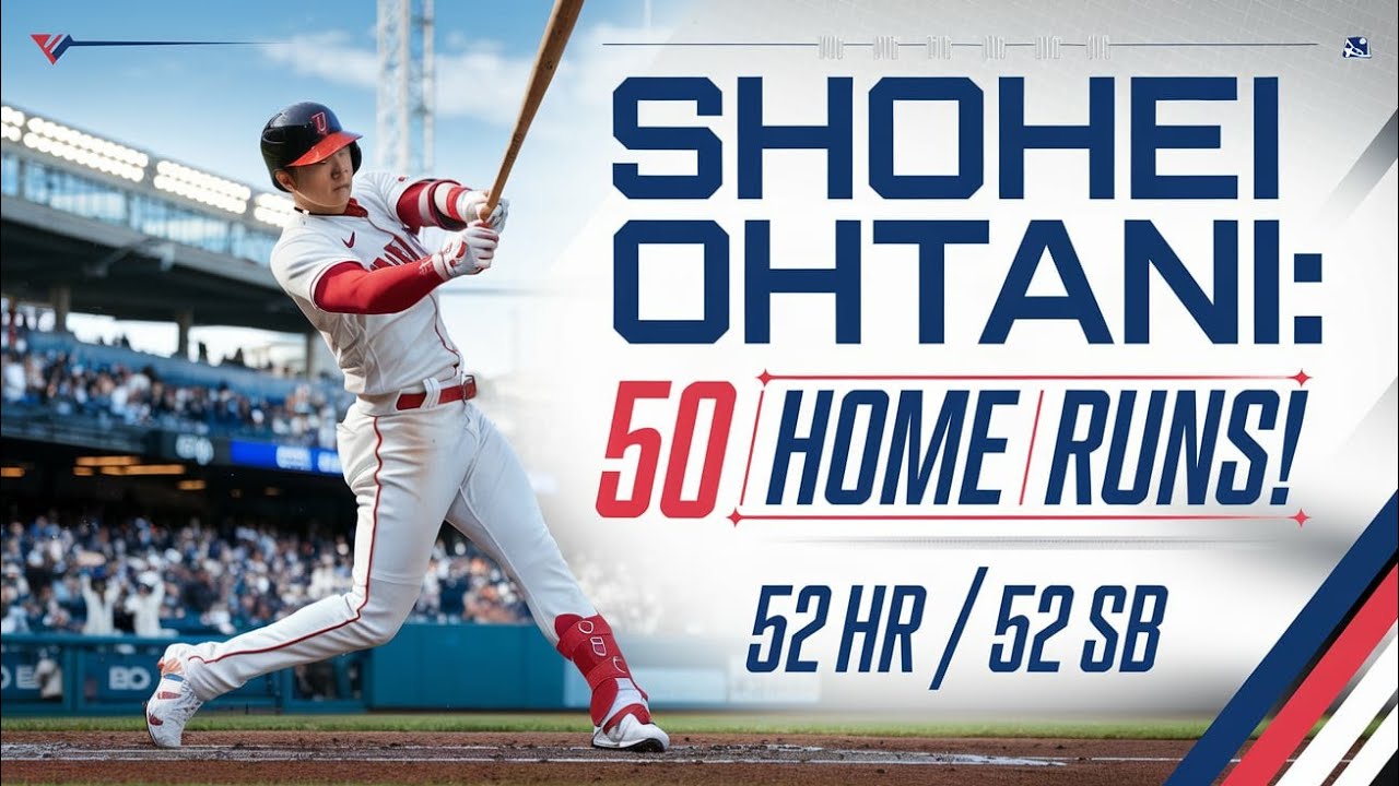 Shohei Ohtani's Unbelievable 50 Home Run Milestone: Breaking Records ...