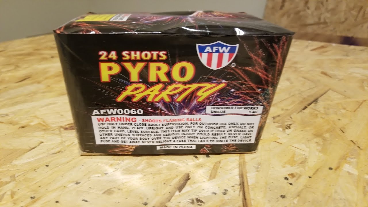Pyro Party firework - AFW Fireworks - YouTube