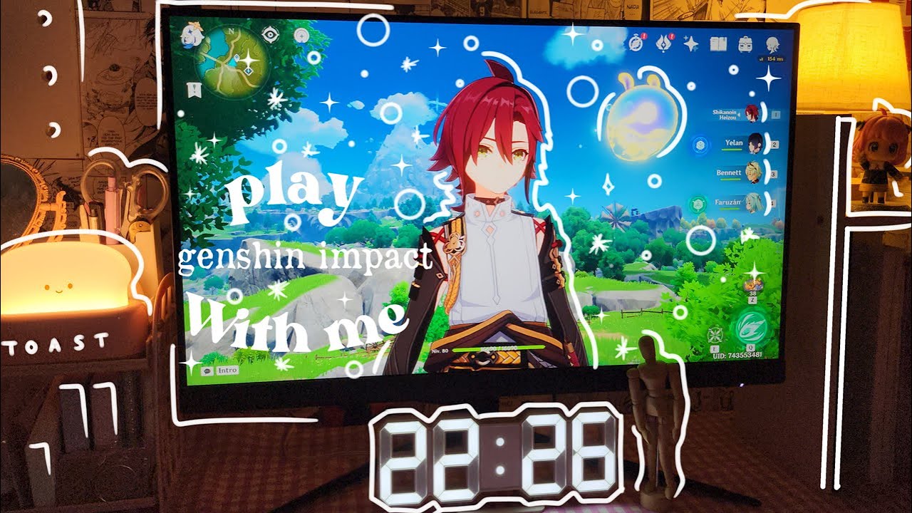 🍃 play genshin impáct with me // 35 min of gameplay - YouTube