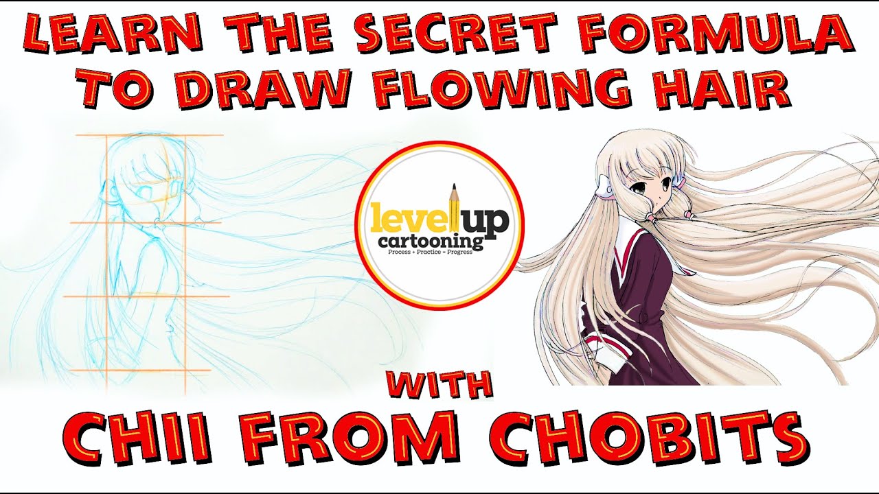 Anime | Drawing Chii's Hair from Chobits | Easy Step by Step - YouTube