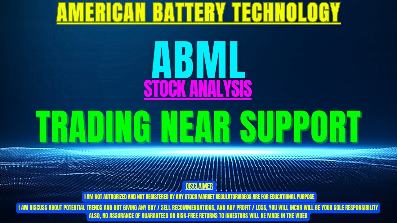 ABML STOCK ANALYSIS | TRADING NEAR SUPPORT - YouTube
