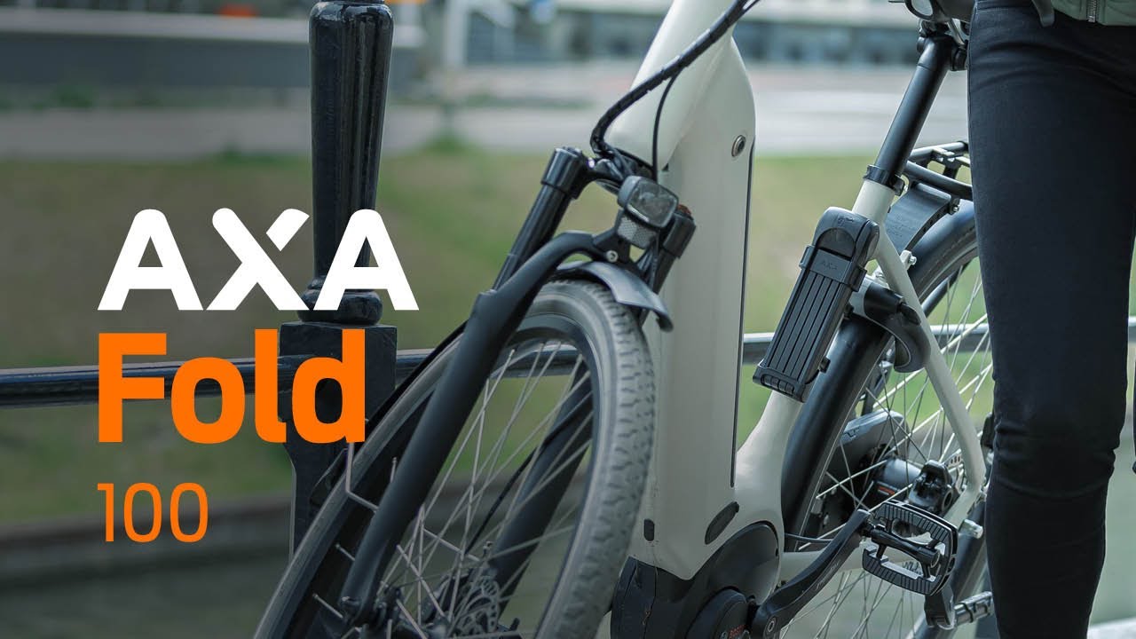 AXA Fold 100 - Is a high quality folding lock for bicycles that are ...
