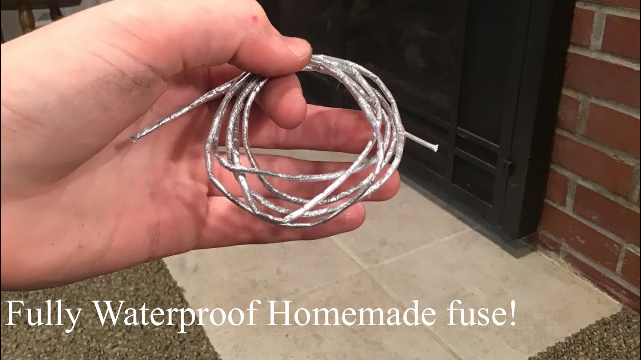 How to Make Waterproof Fuse - YouTube
