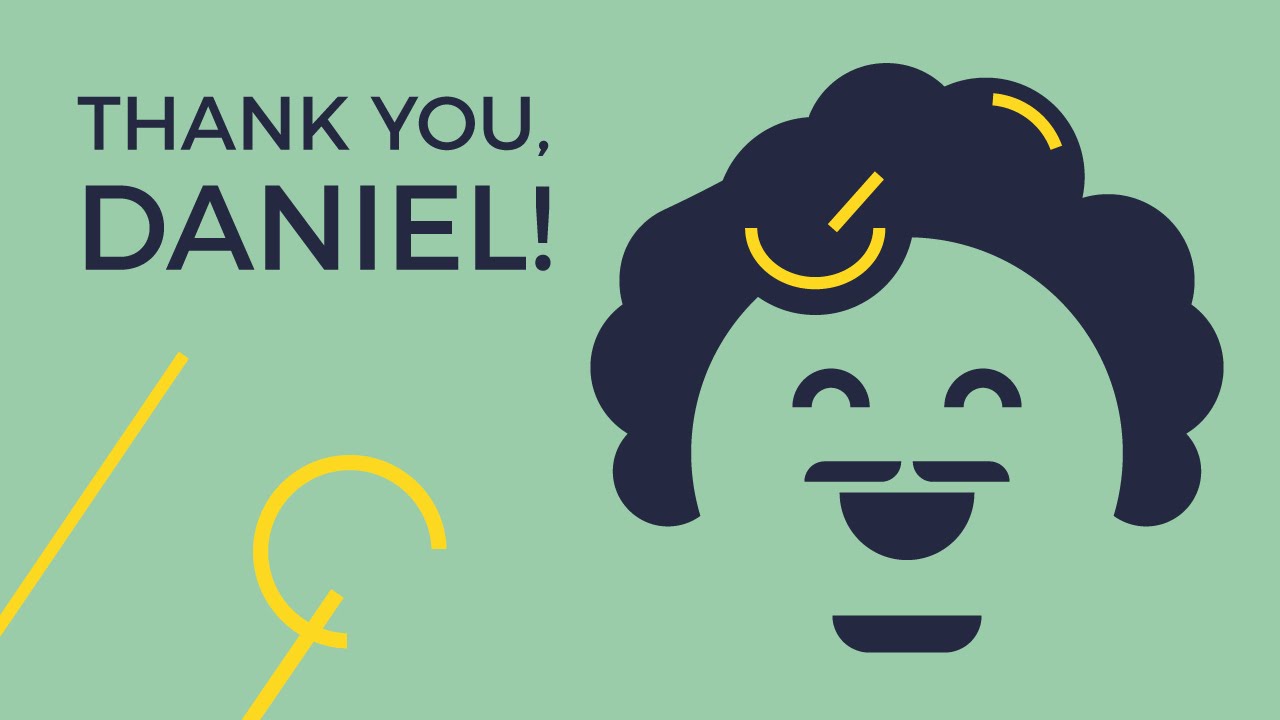 Thank You, Daniel! - YouTube