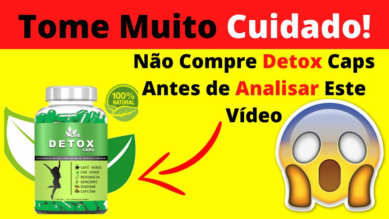 Detox Caps Funciona? Detox Caps Como Tomar? Detox Caps Emagrece? Detox ...