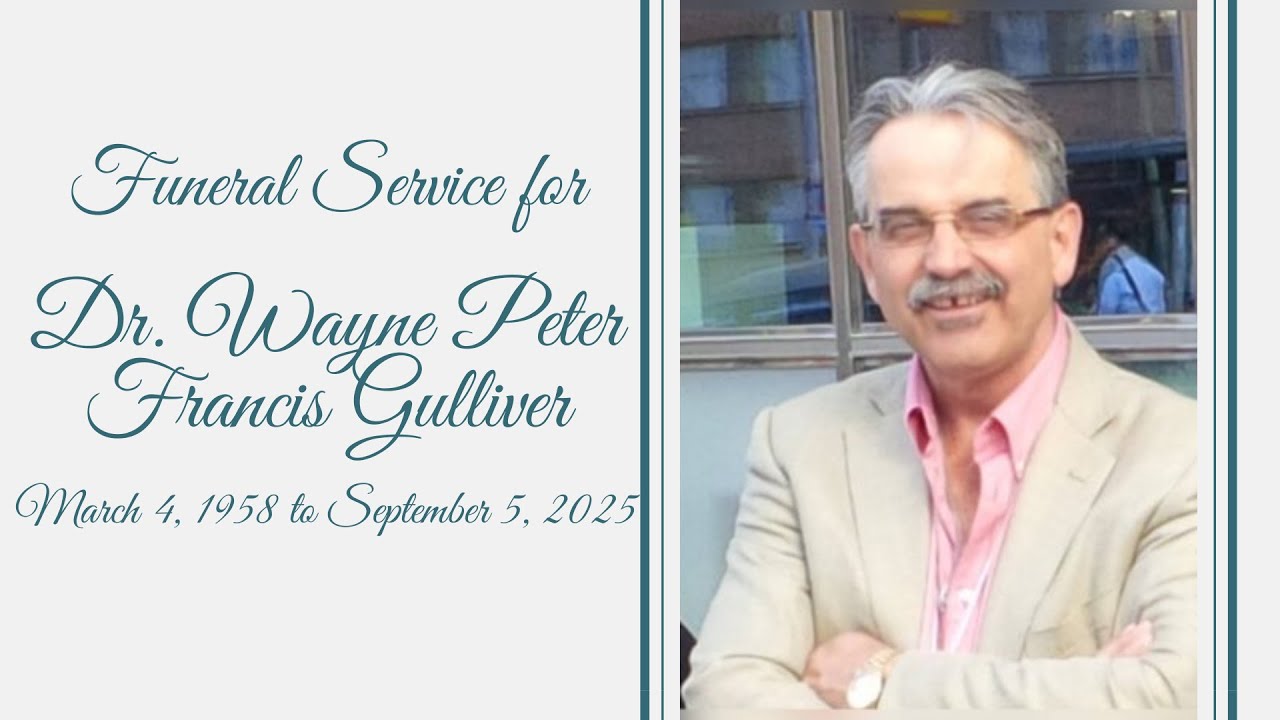 Gower Street United Church Live - A Funeral Service for Dr. Wayne Peter ...