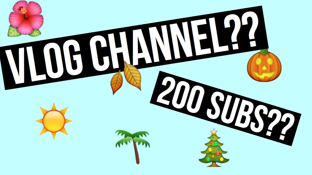 Vlog Channel??? - YouTube