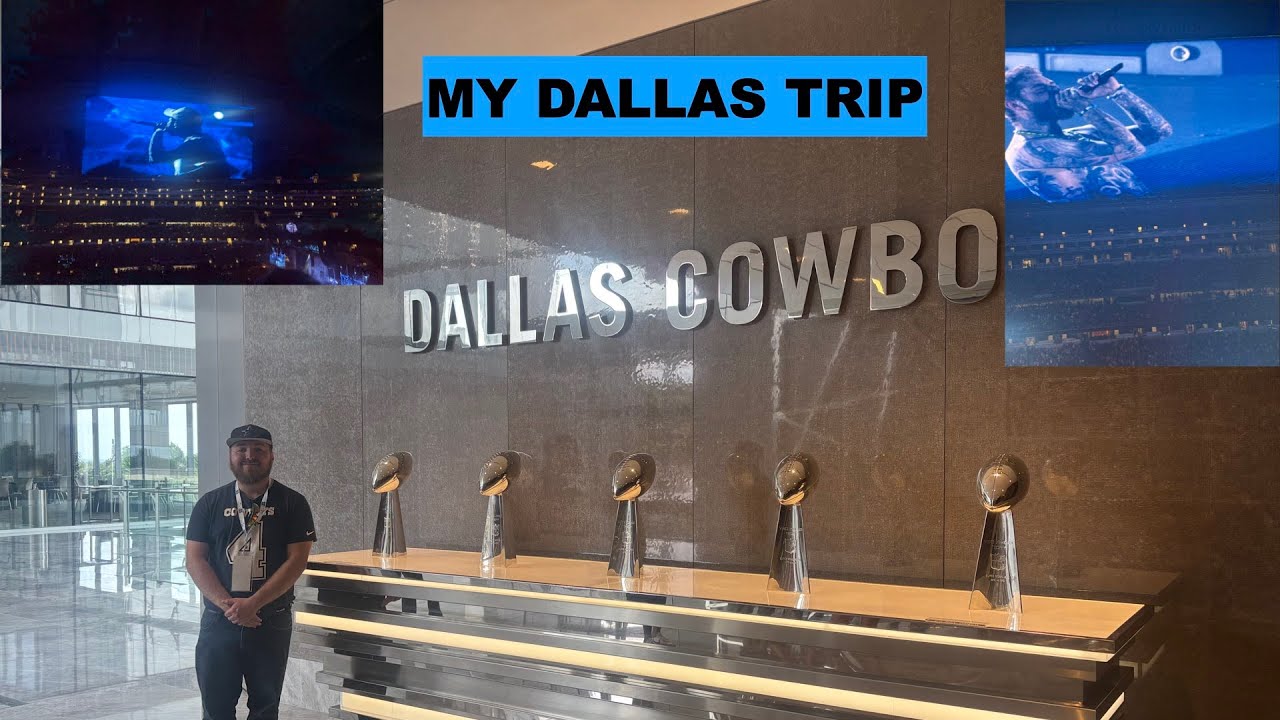 Dallas Vacation Vlog: Post Malone & Jelly Roll AT&T Stadium Concert ...