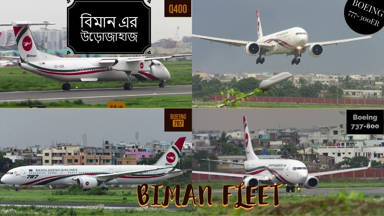 Biman Bangladesh Airlines Fleet details - YouTube
