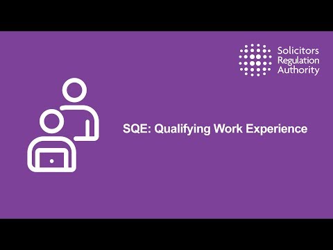 SQE: Qualifying Work Experience - YouTube