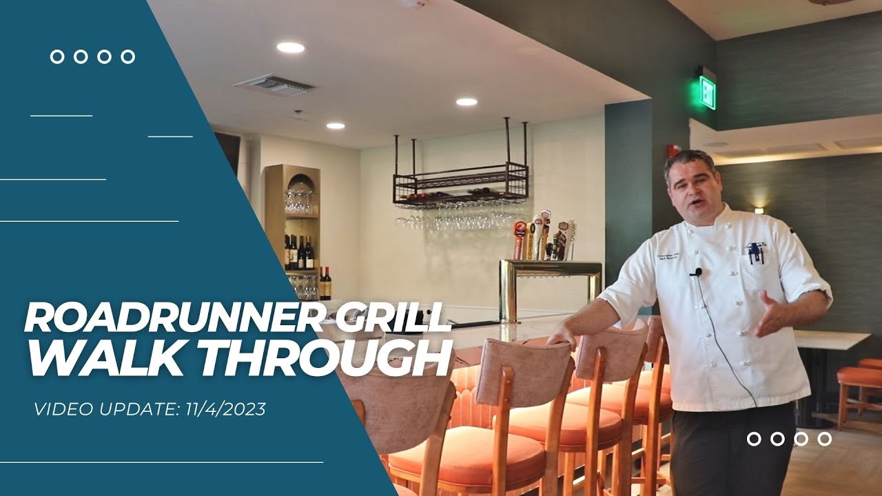 RoadRunner Grill Walk Through with Food & Beverage - YouTube