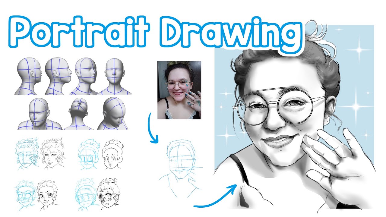 Portrait Drawing Tips - YouTube