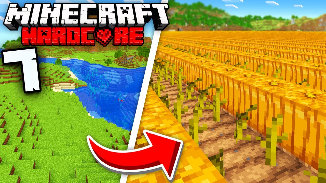 I Built the BIGGEST Pumpkin Farm in Minecraft... - YouTube