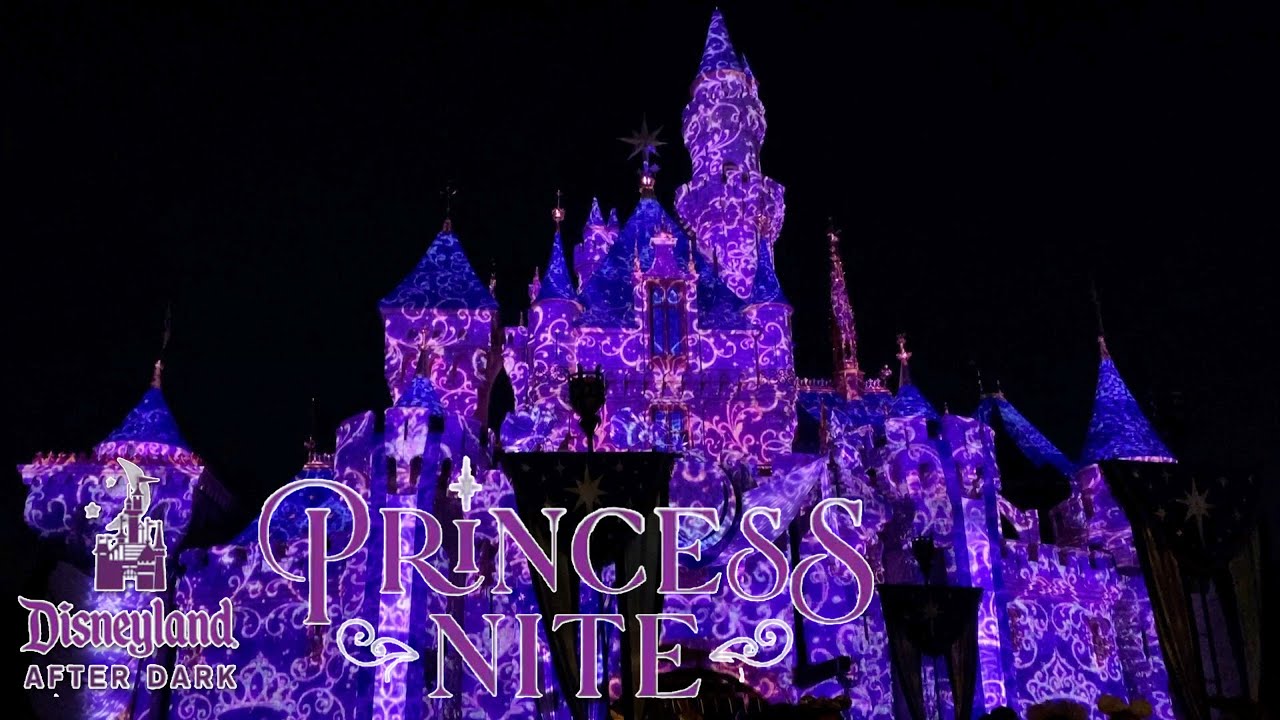 Disneyland After Dark: Princess Nite 2023 - Projection Ambiance - YouTube