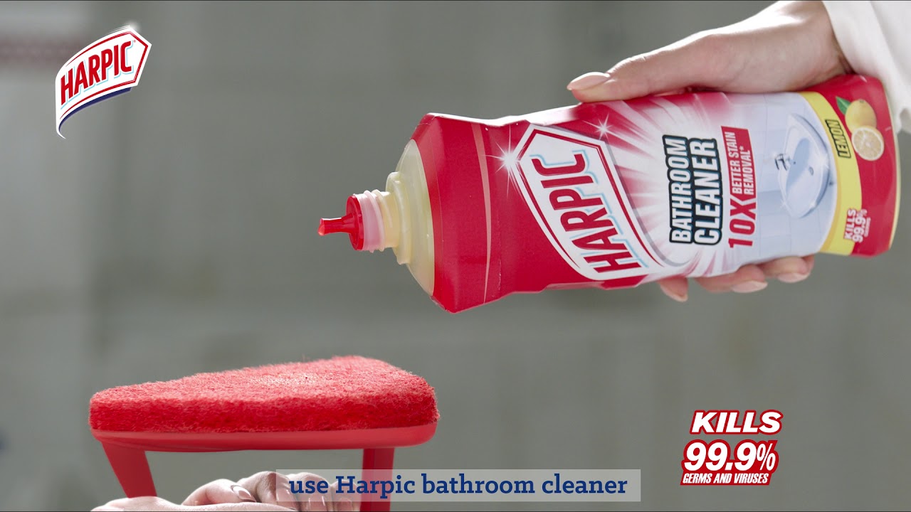 New Harpic Bathroom Cleaner, Kills 99.9% germs & viruses - YouTube