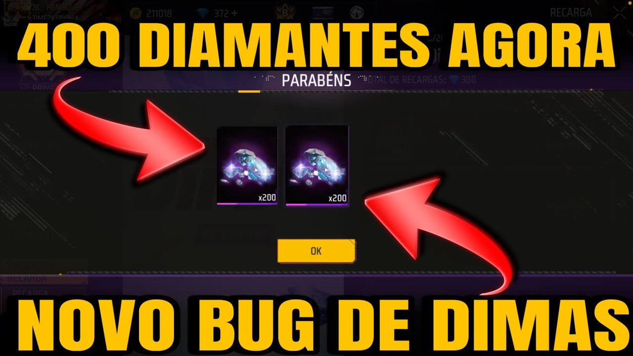 400 DIAMANTES AGORA NO FREE FIRE-SAIBA TUDO SOBRE-PASSO A PASSO NOVO ...