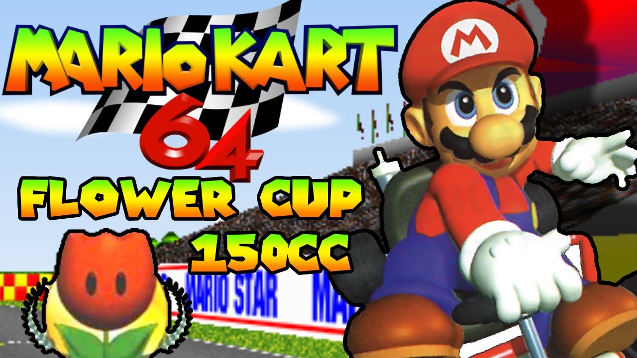 Mario Kart 64 - Flower Cup (150cc) - YouTube